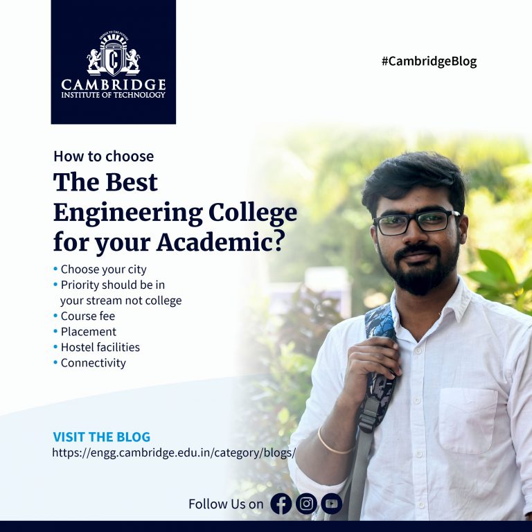 How to choose the best engineering college for your academic? - CIT ...